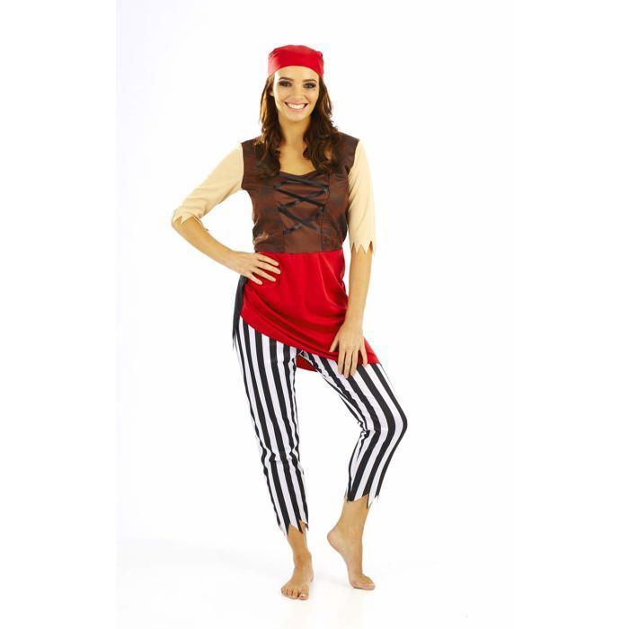 Fun Shack Costume Pirate Femme, Déguisement Pirate Halloween, Tenue ...