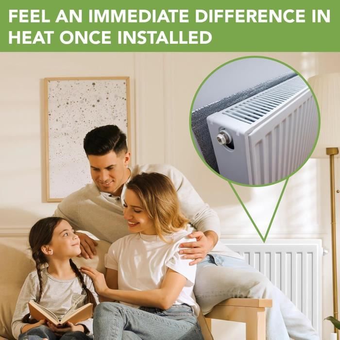 Réflecteur Radiateur - 5M X 60Cm Isolant Thermique Derrière Radiateur ...