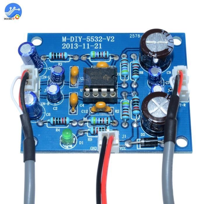 Carte D'amplificateur Stéréo Ne5532 Op-amp, Module D'amplificateur De ...