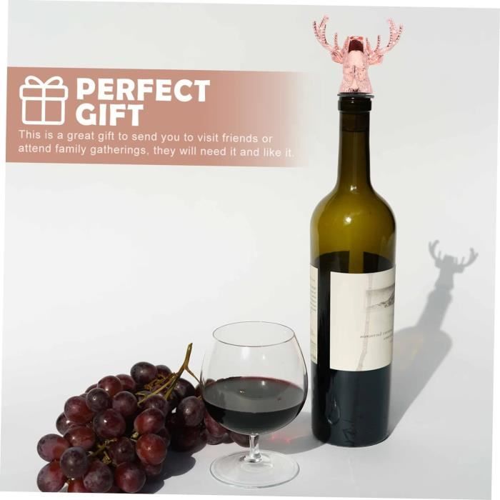 2 Pièces Bec Verseur Tête De Cerf De Bouteilles De Vin Crépine Conique ...