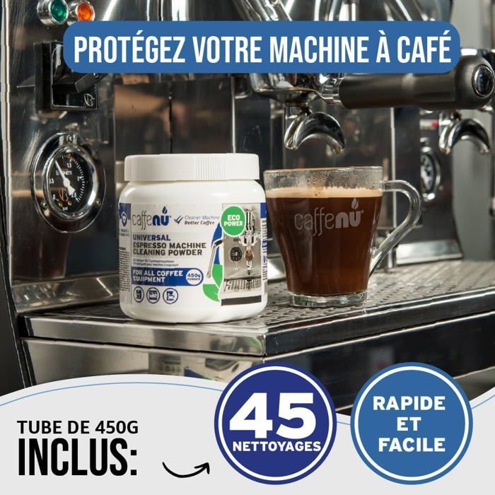 Poudre Nettoyante pour Machine à Café 450g.Accessoires Barista ...