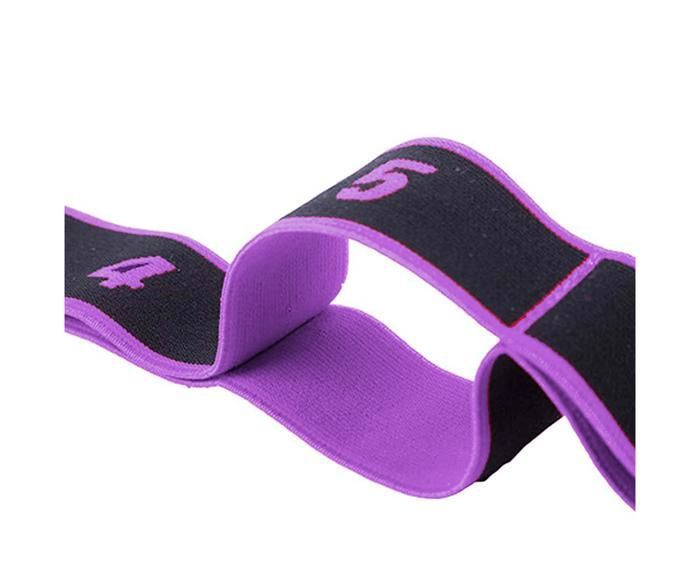 1 sangle de yoga violette, sangle extensible avec boucles pour plus de ...