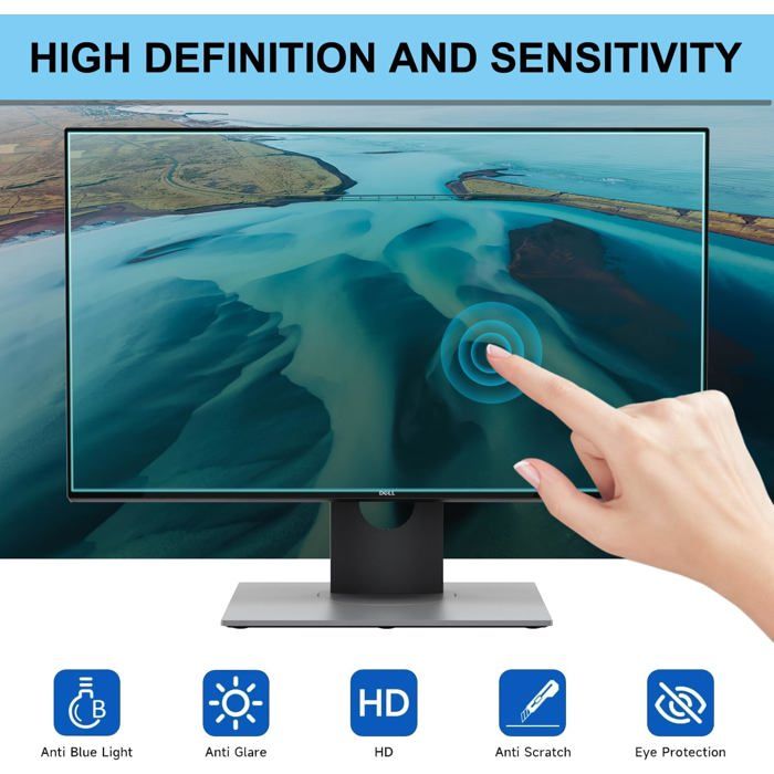Protection D'écran Premium pour Ordinateur/Moniteur 23.8 Pouce 16:9,HD ...