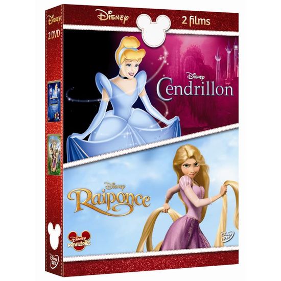 DISNEY CLASSIQUES - Coffret DVD Cendrillon + Raiponce - Cdiscount DVD