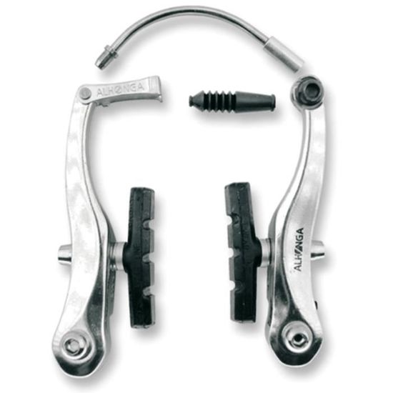 Jeu de frein ALHONGA V-Brake en aluminium rouge - Type hélicoïdal spirale 20-38mm - 183g ...