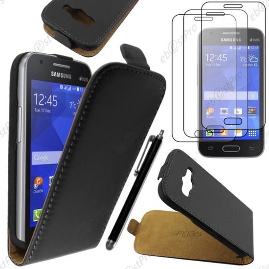 Pour Samsung Galaxy Trend 2 Lite SM-G318H, Galaxy V plus Etui PU cuir ...