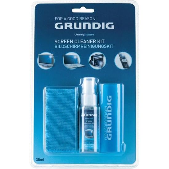 GRUNDIG - Kit de nettoyage d'ecran 20ml - Cdiscount Informatique