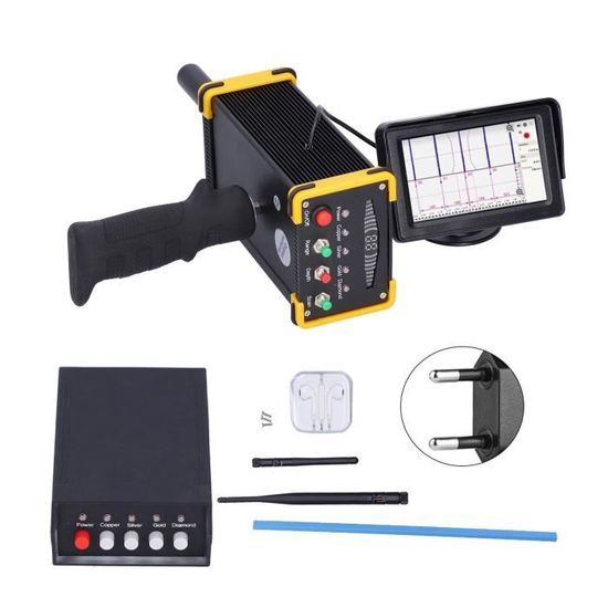 KIMISS détecteur d'or Détecteur de métaux souterrain Outil de détection ...