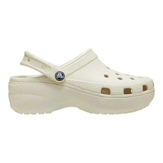 Sabots femme - CROCS - Classic Platform - Beige - Plastique - Taille 36 ...
