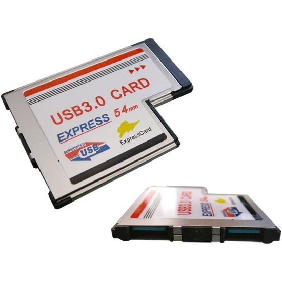 Carte Contrôleur Express Card 54Mm (Expresscard 54) Vers Usb 3.0 Avec 2 ...