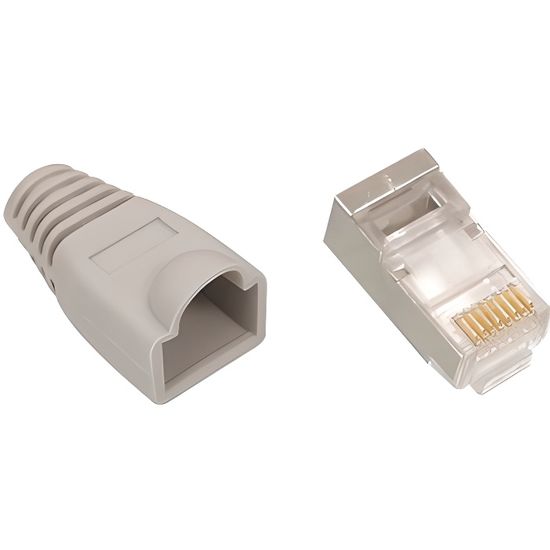 Lot de 10 fiches RJ45 + capuchons - Cdiscount Informatique