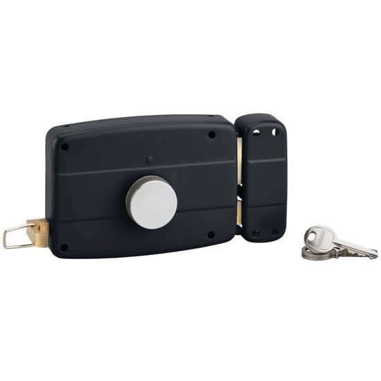 Serrure horizontale bouton et tirage Main Droite A x e en mm 70 ...