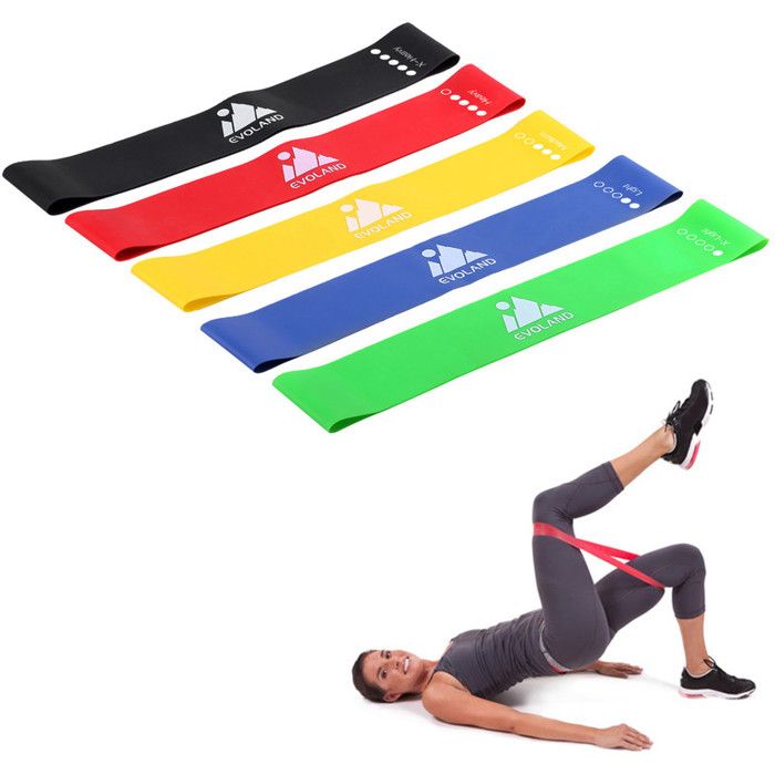 Kit Bande Elastique Musculation De 5 Resistance Band Fitness,Bande de ...