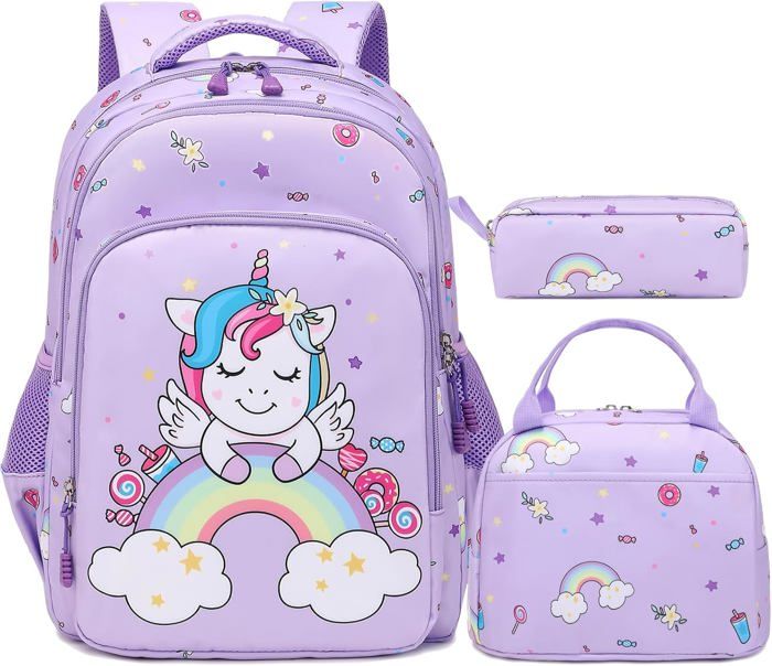 Cartable Licorne Filles Primaire Sac A Dos Enfants Cartable Enfants ...
