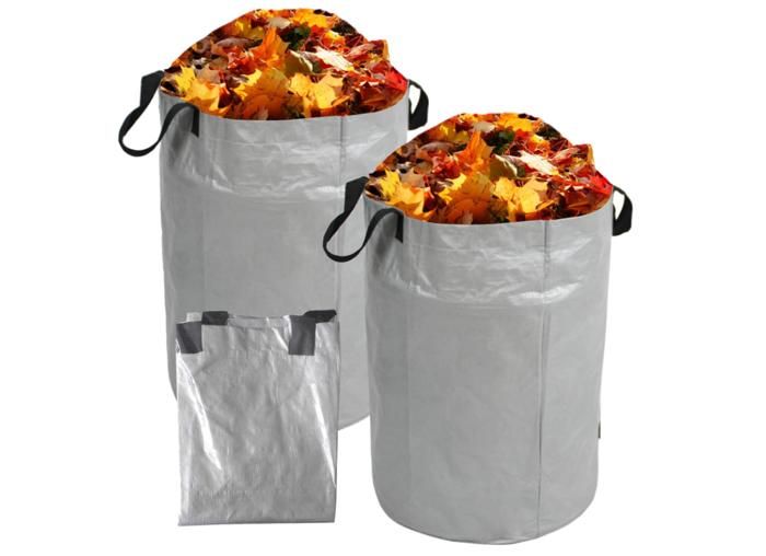 Sac Jardin Dechet, 2 Pièces Sac à Ordures de Jardin Pliable et ...