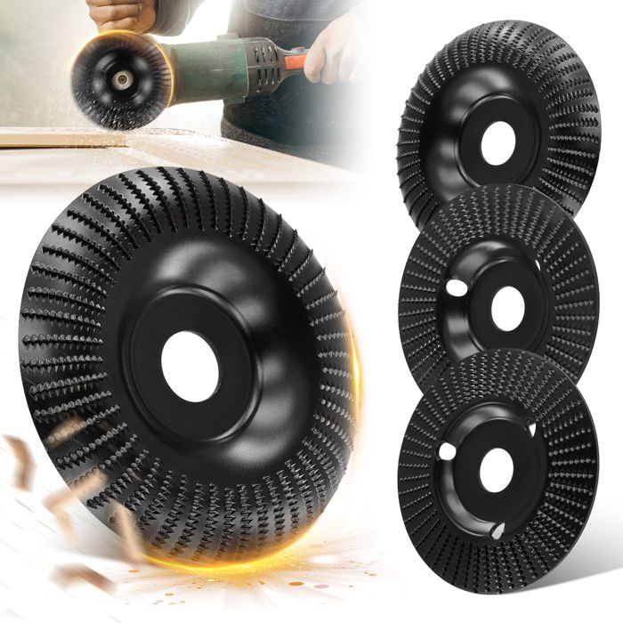 TTLIFE 4 Pièces Disque Bois Meuleuse 125mm,Disque Abrasif Pour Meuleuse ...