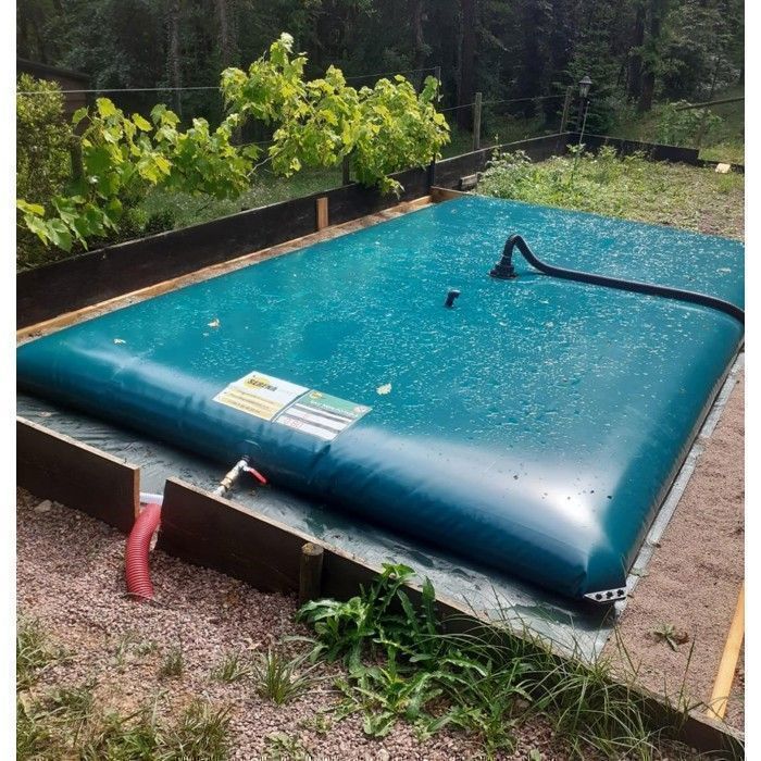 Citerne souple 8m3 / 8 000L - Récupérateur eau de pluie - Bâche souple ...
