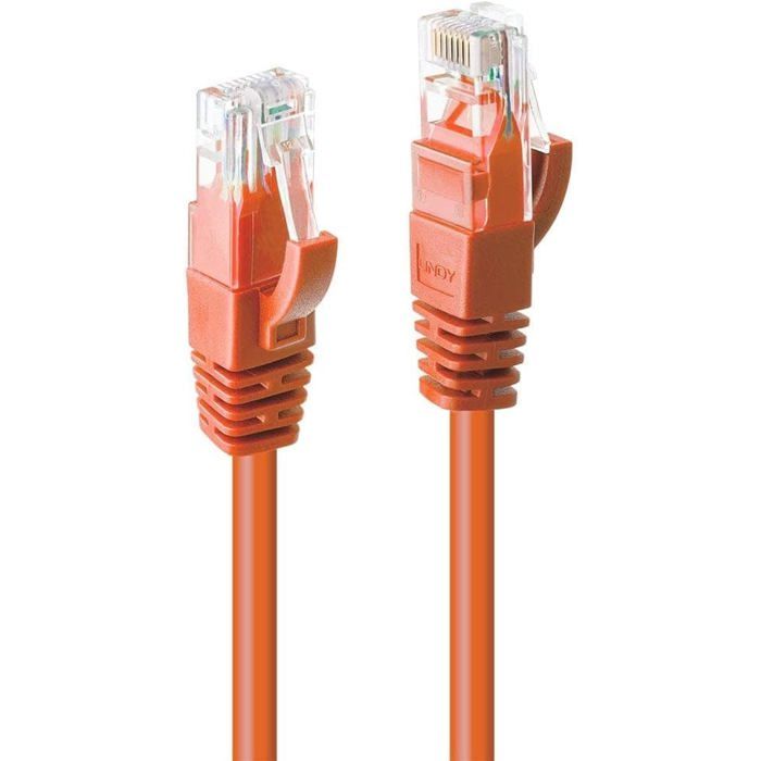 48113 Câble Ethernet Orange - Cdiscount Informatique