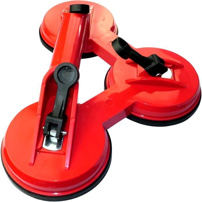 AERZETIX - Ventouse solide triple pour transport de vitre 120mm - jusqu ...