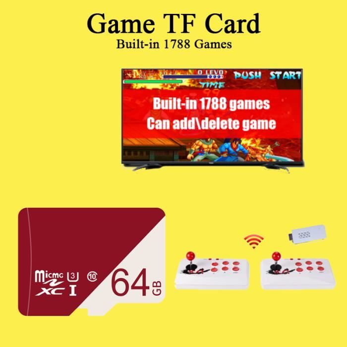 1788 Games 64G - Carte mémoire TF pour jeux Gameboy, RG351P, pawky Box ...
