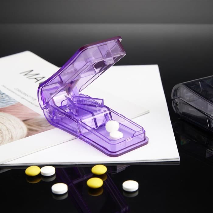 Portable Pilule Cutter Boîte Mini Médicament Boîte Comprimé Cutter 6 ...