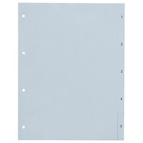 PROOFFICE+INTERCALAIRE+EN+PLASTIQUE%2C+CHIFFRES%2C+A4%2C+5+TOUCHES MAR ...