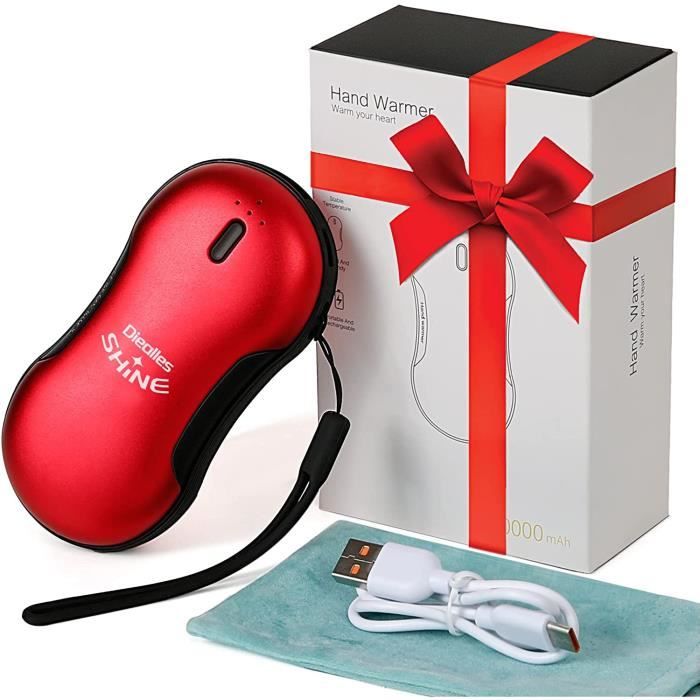 Chauffe-Mains Rechargeable USB 10000mah,Powerbank Chaufferette ...