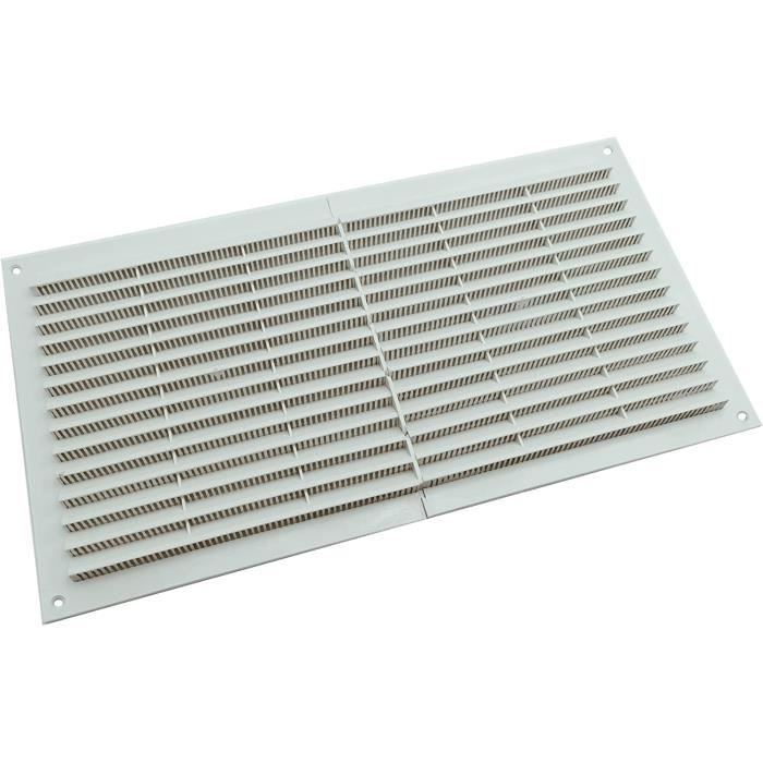 Grille Ventilation Aération Plastique 225x430mm Rectangulaire ...