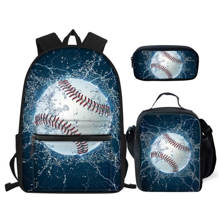 Garçons Sac à Dos Imprimer Junior High School Kids Sac à Dos Pen Bag ...