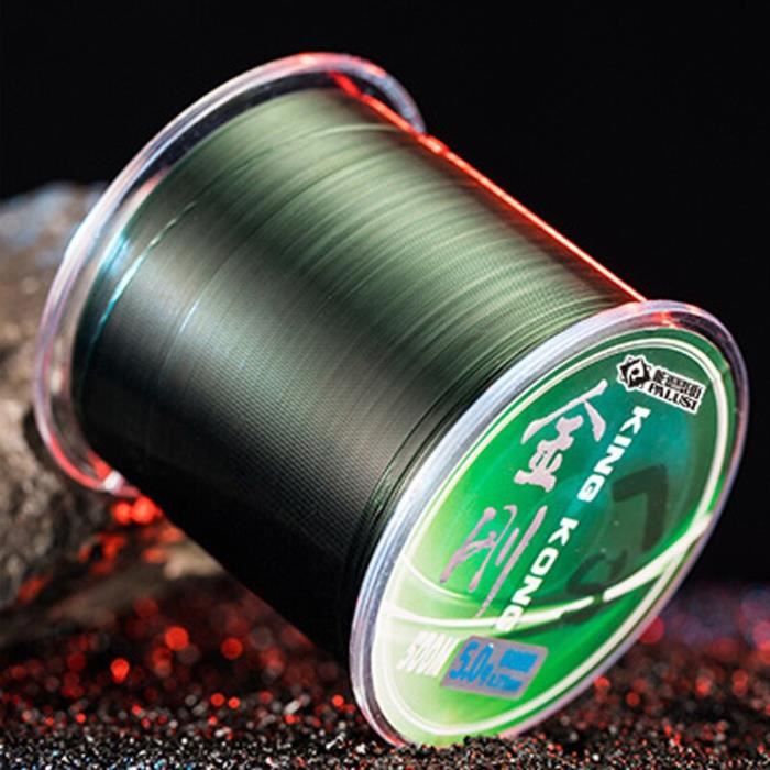 Fil de pêche à camouflage en nylon et fluorocarbone bobine monofilament ...