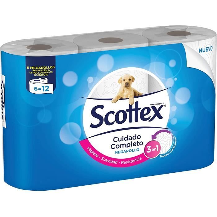 PAPIER TOILETTE Scottex Mega-Rollo Lot de 1 rouleau de papier ...
