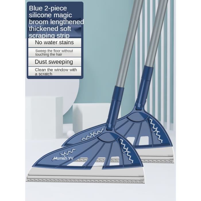 Lavette,Balai magique en caoutchouc,balai de nettoyage de sol,balai à main,brosse de nettoyage ...