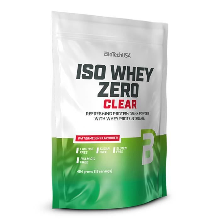 Clear whey Iso Whey Zero Clear - Watermelon 454g - Cdiscount Sport