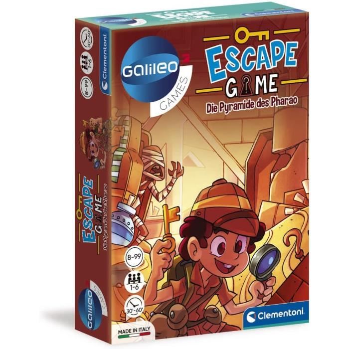 La Pyramide Du Pharaon, Galileo Escape Game, Jeu Pour Enfants À Partir ...