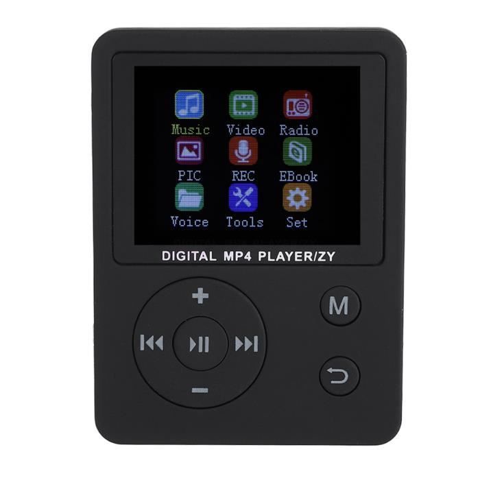 Mince Léger Écran Portable Couleur HiFi Player MP3 MP4 Lecteur de ...