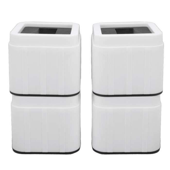 ESTINK Bed Square Risers, Stackable Square Risers Dust Free for Table ...