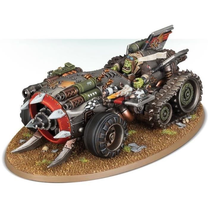 Figurine Warhammer 40k Orks Megatrakk Scrap Jet - Gris/Rouge/Vert - 65 ...