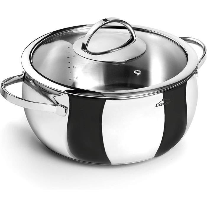 Lacor 79020 Faitout avec Couvercle 20 cm - Cdiscount Maison