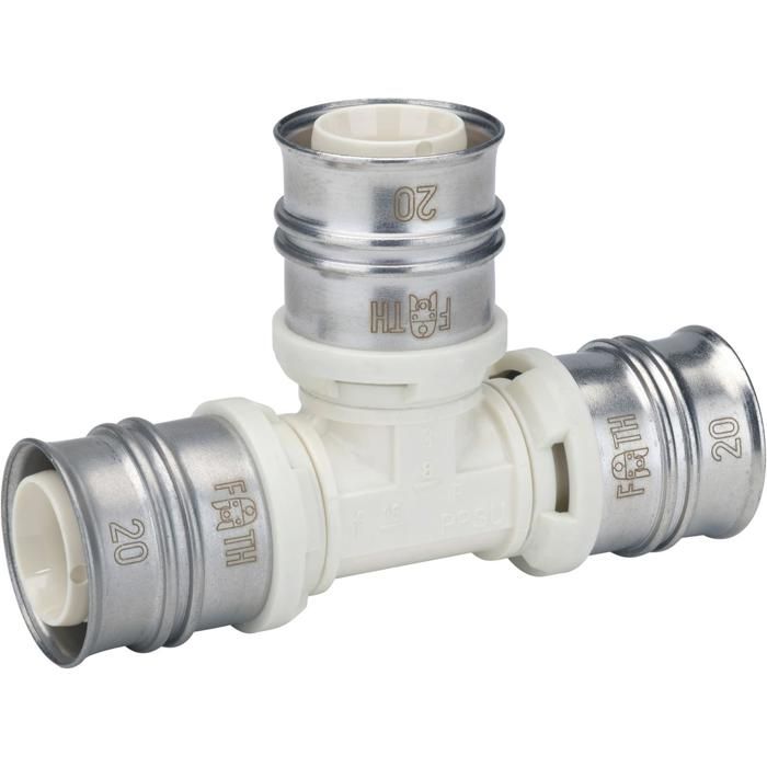 Té égal multicouche PPSU type Radial 26x26x26 mm sans plomb - PBTTEMCRXST26 - Cdiscount Bricolage