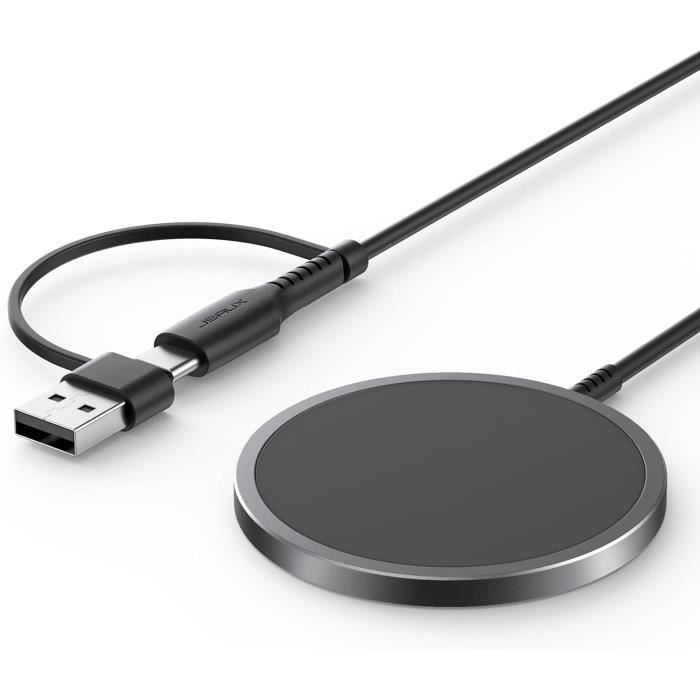 Chargeur Mag-Safe 15W Rapide Chargeur Magnétique Sans Fil Compatible ...