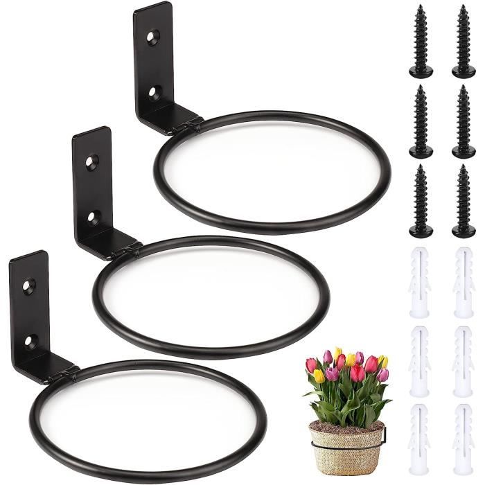 3 Pièces Anneau Support De Pot De Fleur, Anneau Support De Pot De Fleur ...