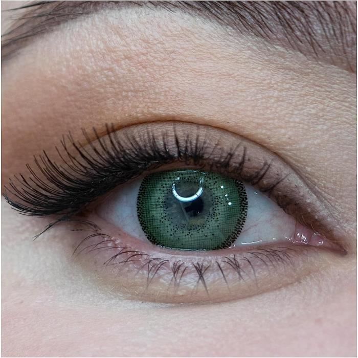 Mysalens® Lentilles De Contact De Couleur Edge Green Hidrocore Couleur ...