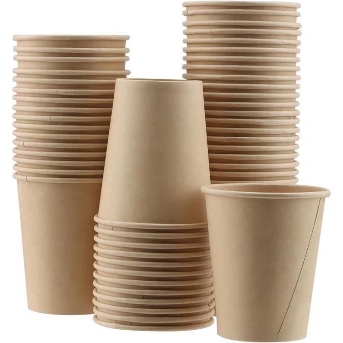Lot De 50 Gobelets À Café En Carton - Petits Gobelets En Carton ...