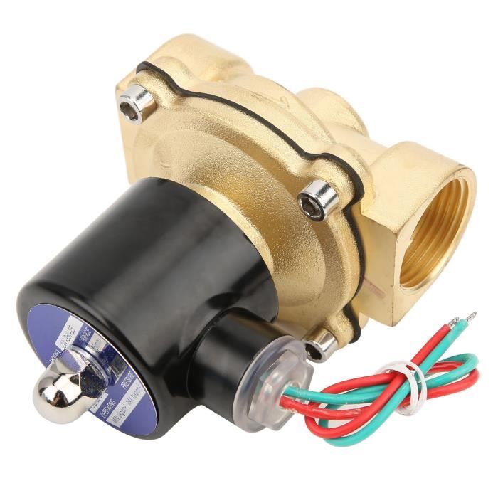 KAI-lectrovanne en laiton Valve en Laiton G1 po Mécanique de Pression d'Eau Action Directe ...