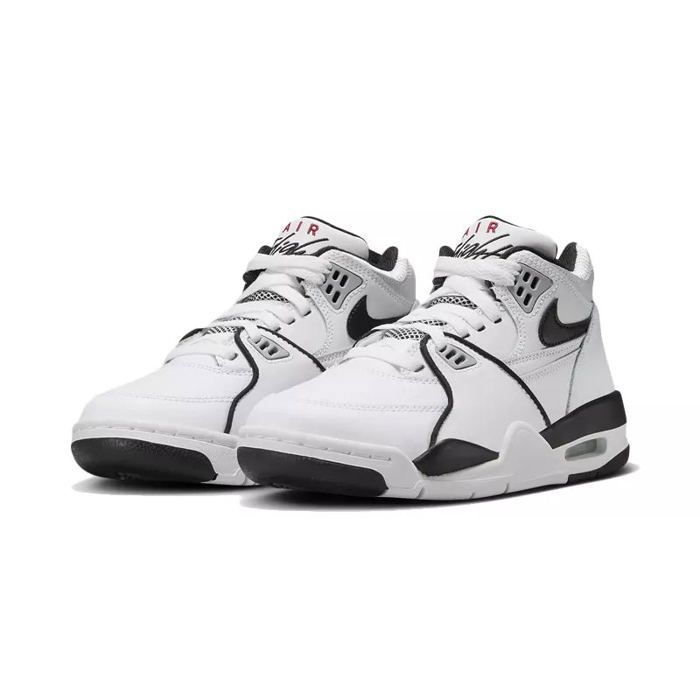 Basket Nike Air Flight 89 Blanc/Noir - Cdiscount Chaussures