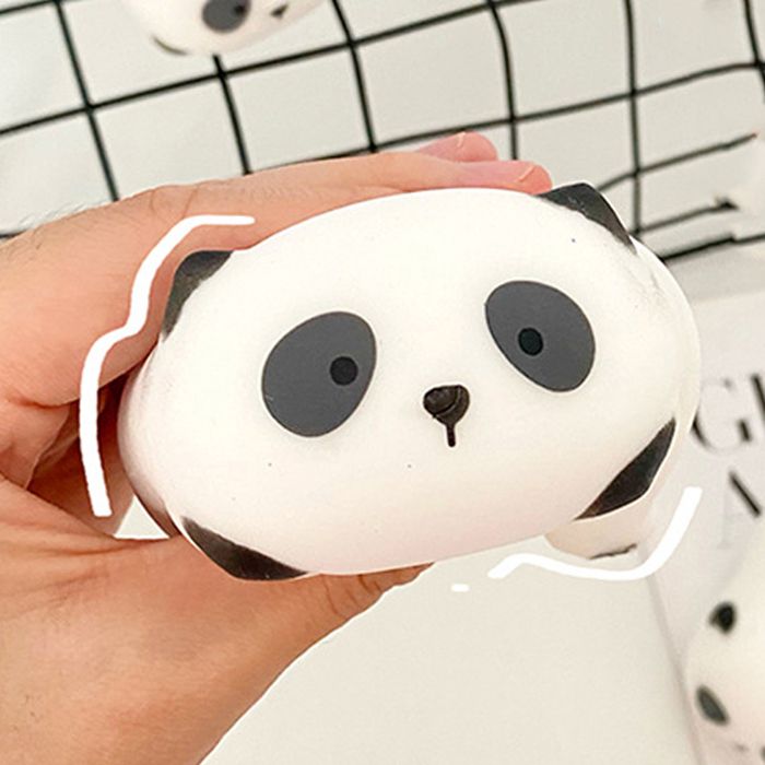 Balle Anti-Stress Panda pincée, Jouets sensoriels Portables à Presser ...