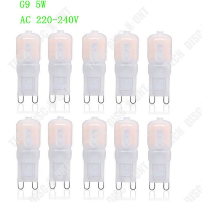Ampoule LED Halogène - TD® - 10pcs - Blanc chaud - 8W - 16mm diamètre ...
