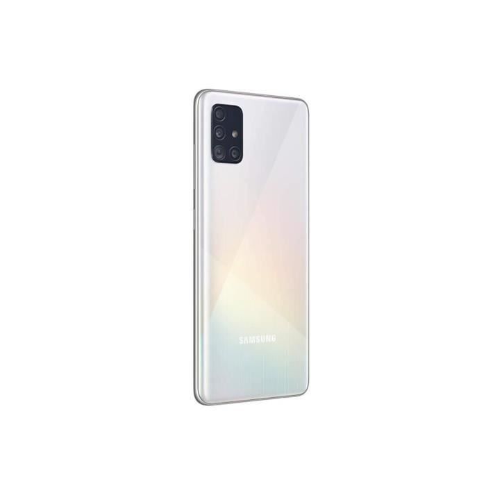 Smartphone - Samsung - Galaxy A51 - 128 Go - Blanc - 6.5" - 48 ...