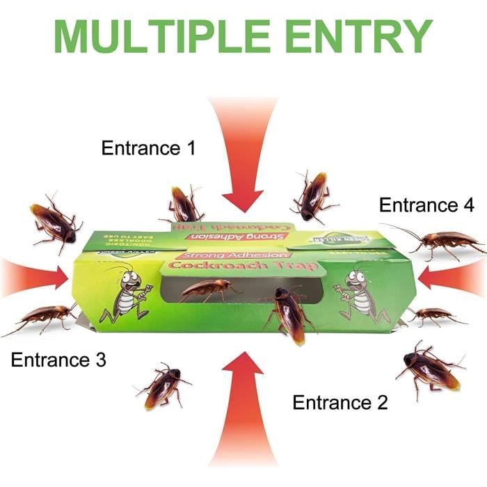 30 Pièces Piège à Cafards,Produit Anti Cafards,Anti Cafards Puissant ...