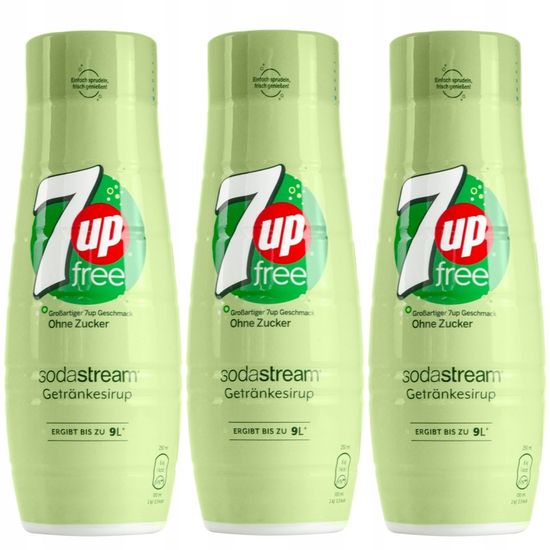 Sirop pour Soda - Sodastream - 7Up Free - Sans Sucre Zero Calorie Pack ...